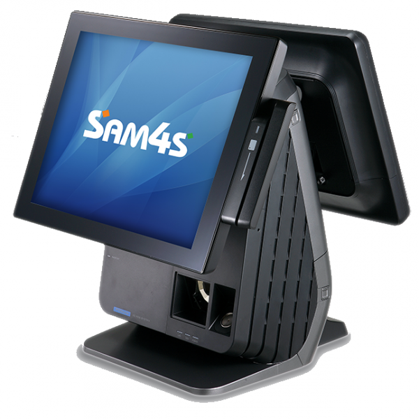 Sam4s SPS-520R Cash Register (Raised keyboard) | J&J Cash Registers